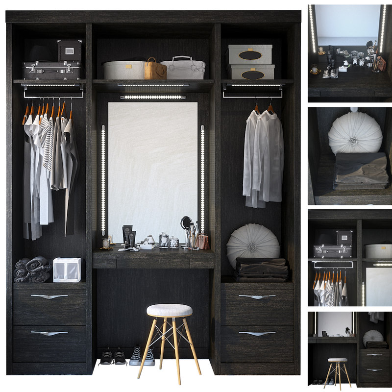 Wardrobe 3D model - TurboSquid 1325091