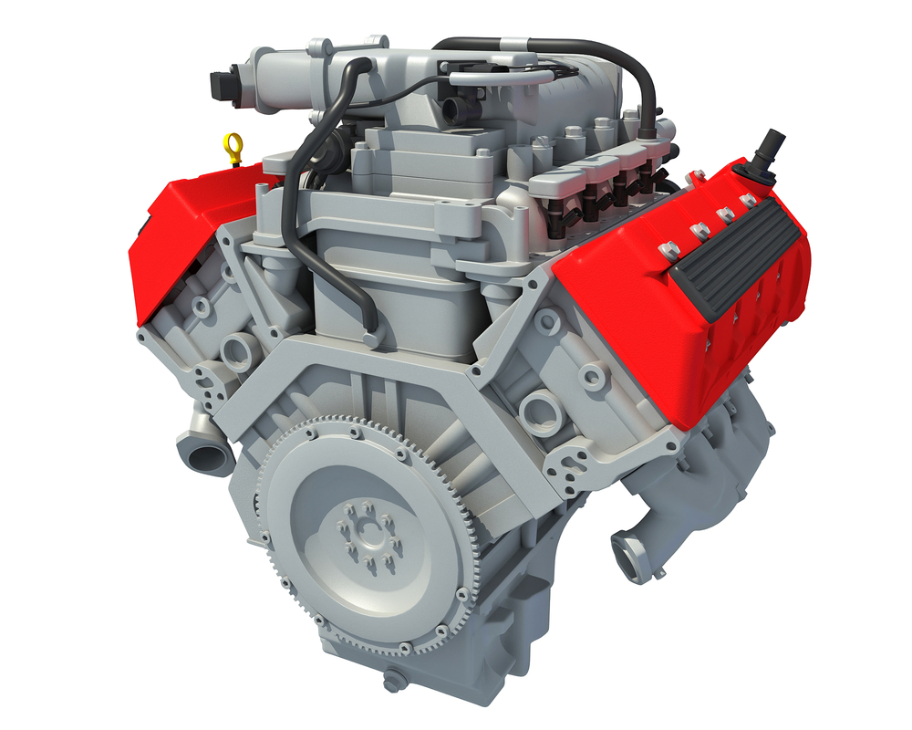 Motor V8 Animado Modelo 3D - TurboSquid 1325203