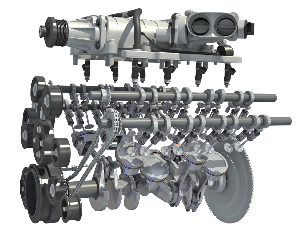 Motor V8 Animado Modelo 3D - TurboSquid 1325203
