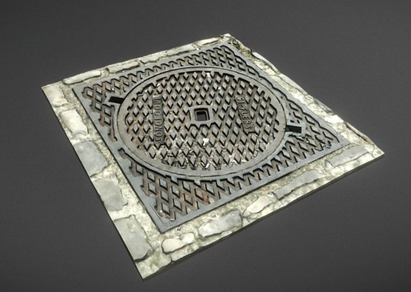 Manhole 3D Models for Download | TurboSquid
