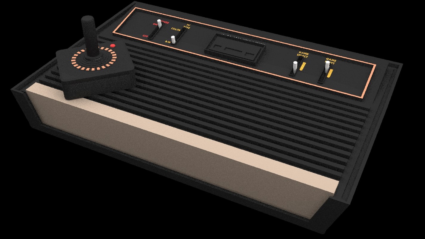 3D old school atari model - TurboSquid 1325299