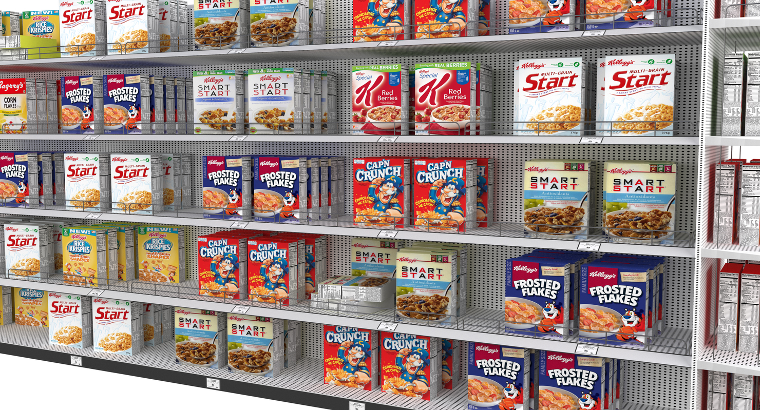 Shelves cereal 3D - TurboSquid 1325380