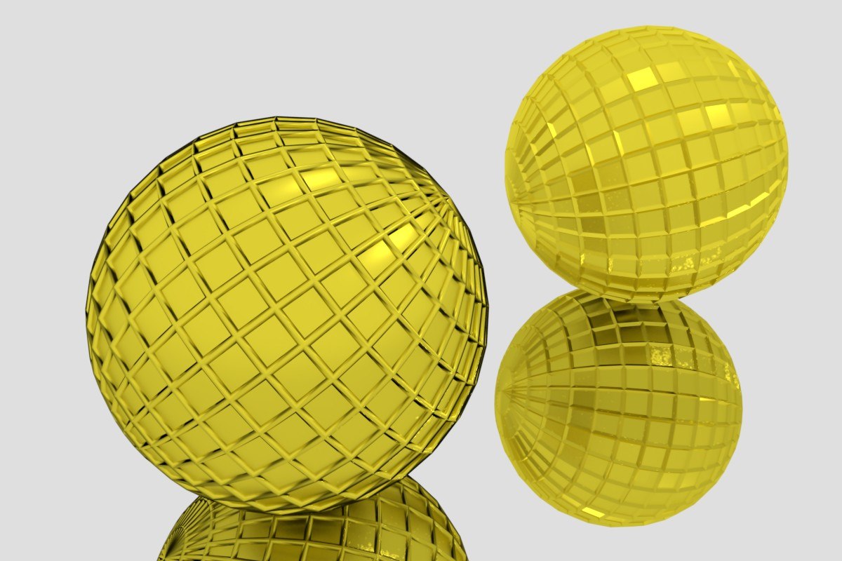 Gold sphere 3D model - TurboSquid 1325450