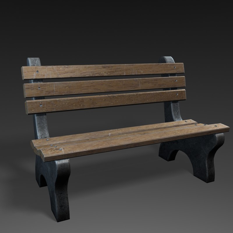 Bench 3D model - TurboSquid 1325527