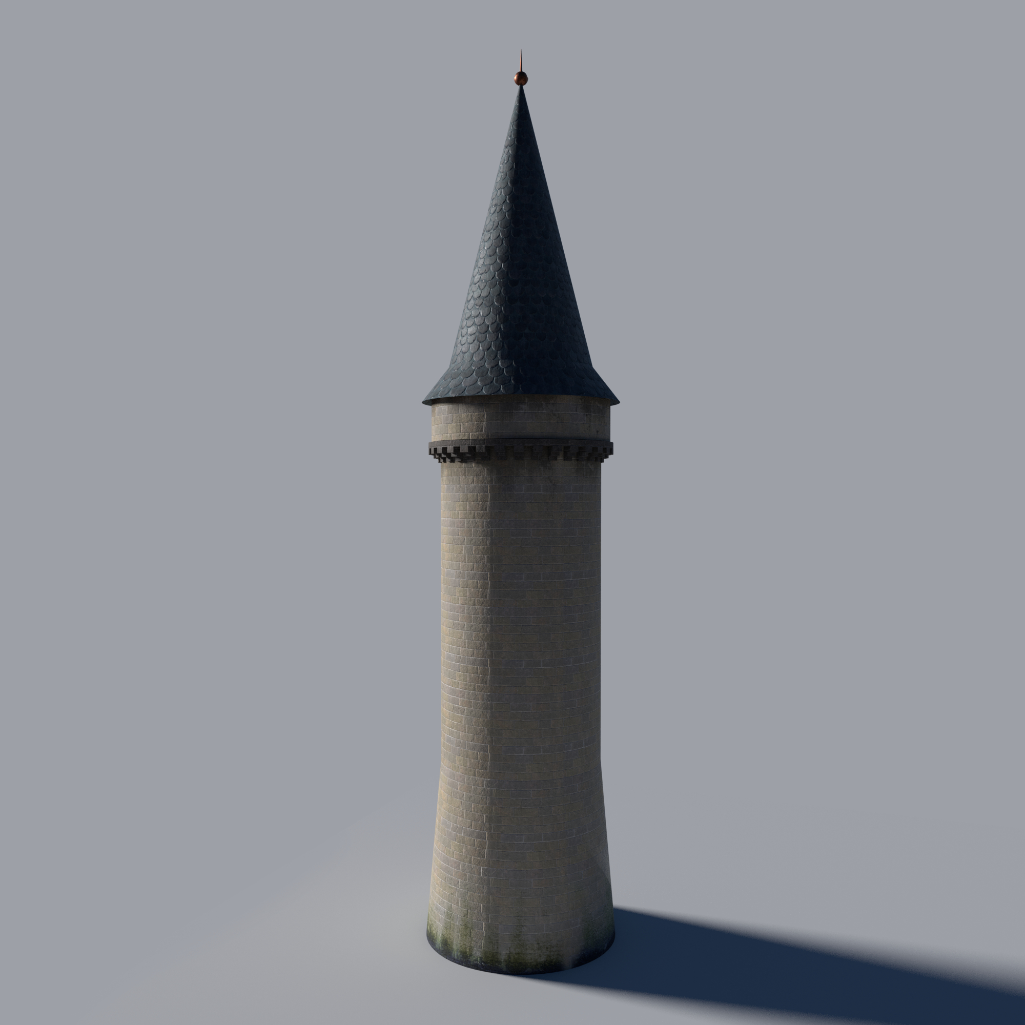 Castle tower 3D model - TurboSquid 1325663