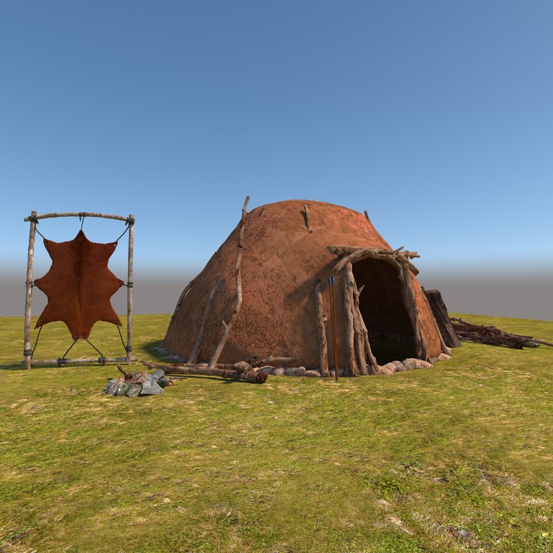 Prehistoric neolithic house 3D model - TurboSquid 1325682