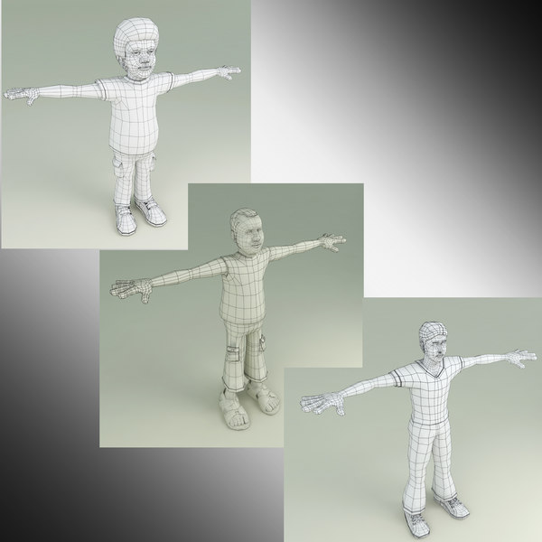 Blender T-Pose Models | TurboSquid