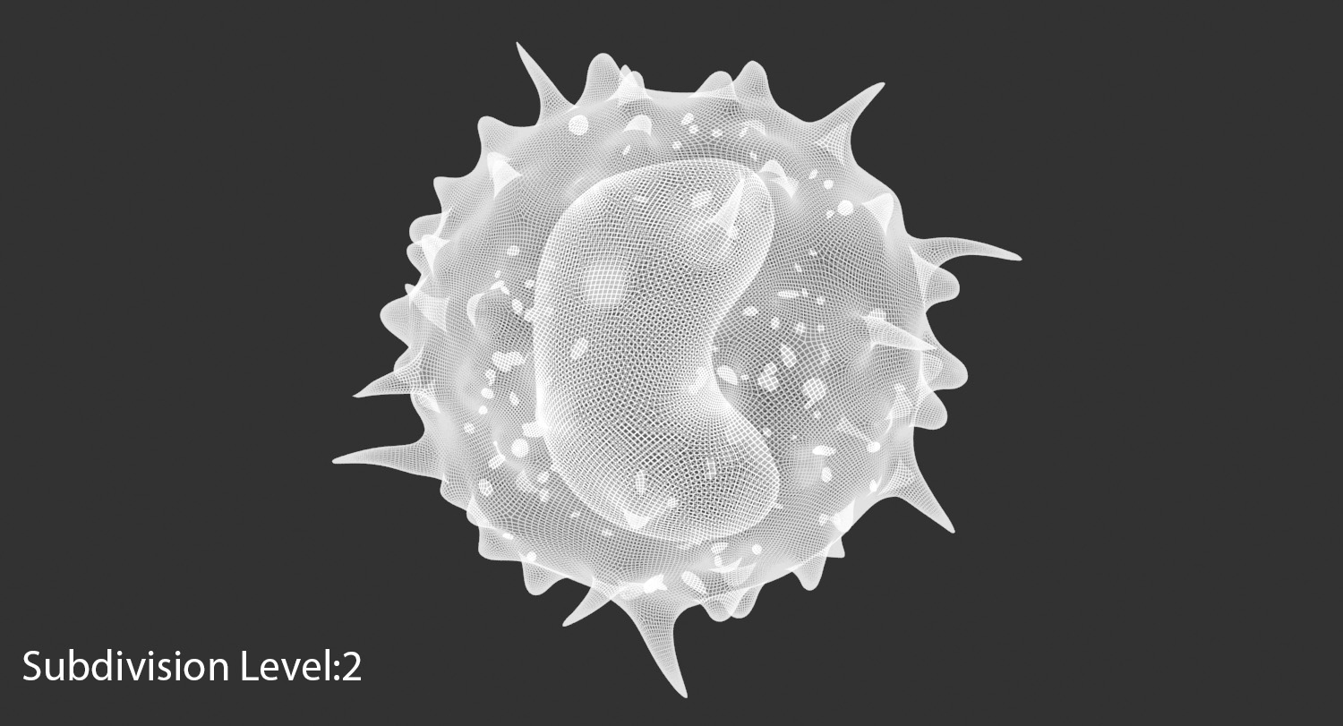 3D white blood cell monocyte - TurboSquid 1325725