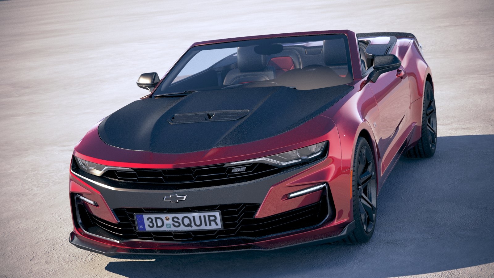 시보레 카마로 컨버터블 SS 1LE 2019 3D 모델 - TurboSquid 1325739
