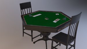 3d table card