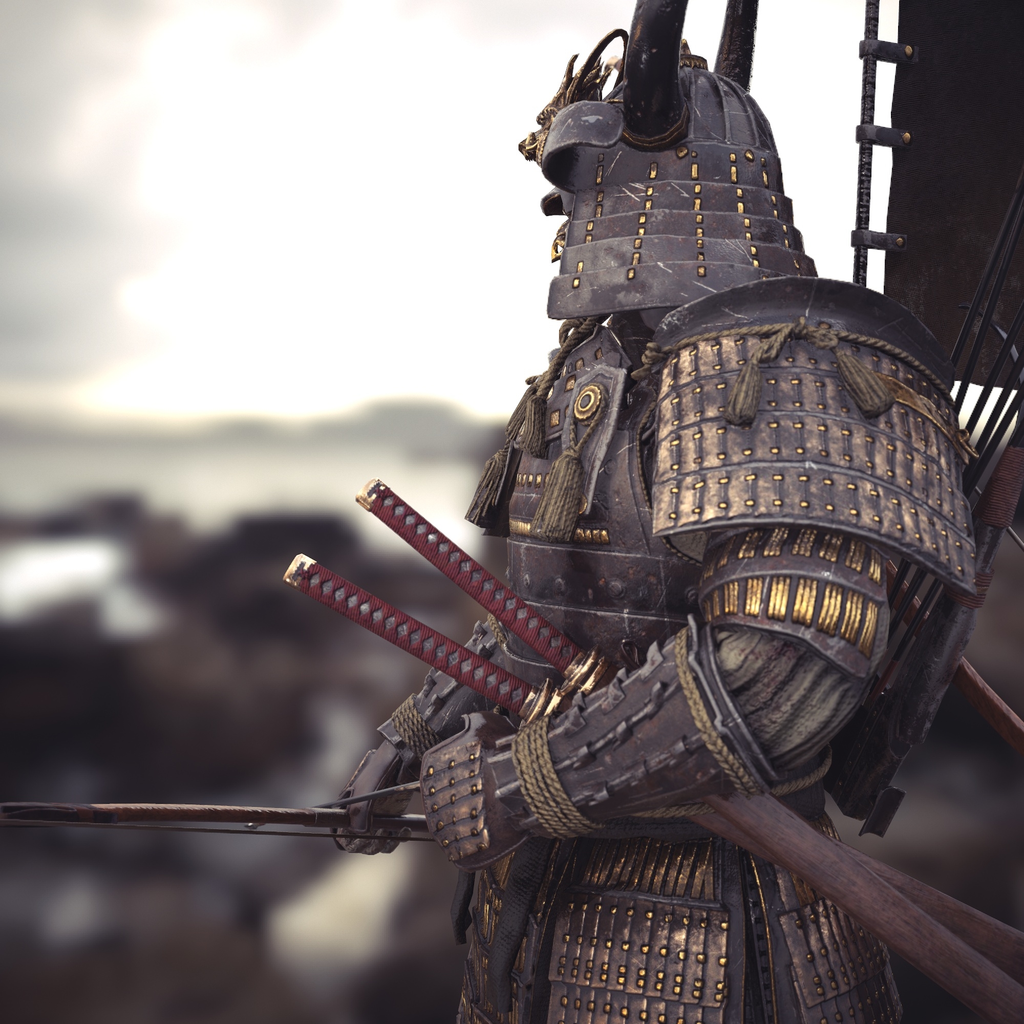 Samurai character unity rigged 3D model - TurboSquid 1325881