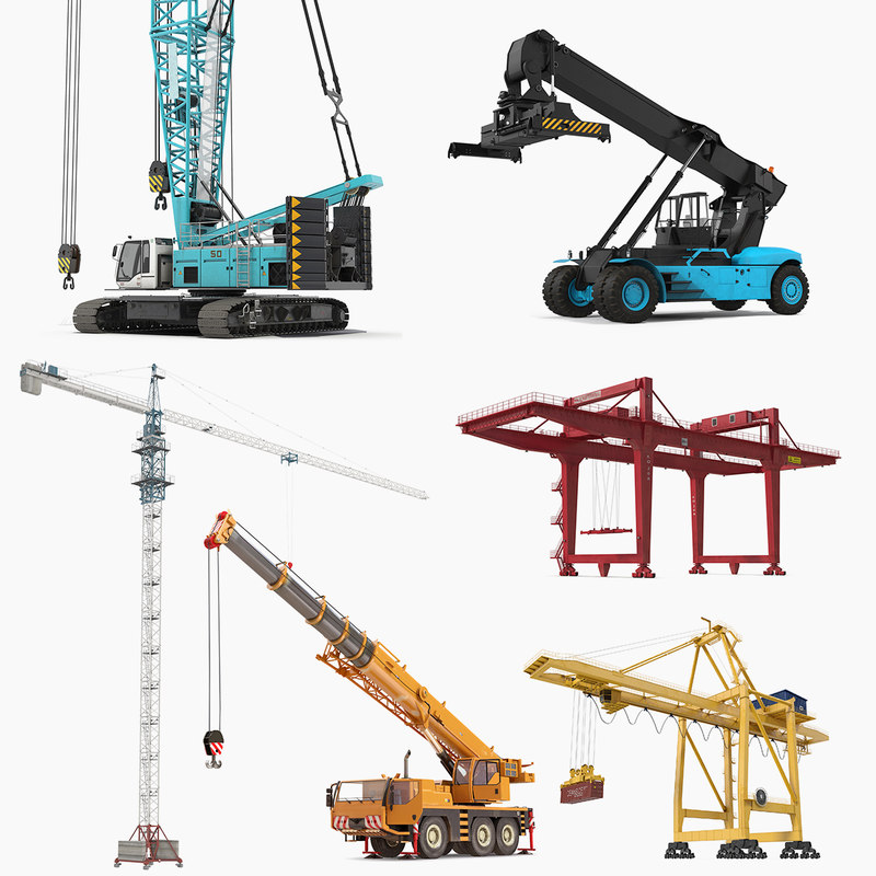 Cranes 2 rig 3D model - TurboSquid 1326081