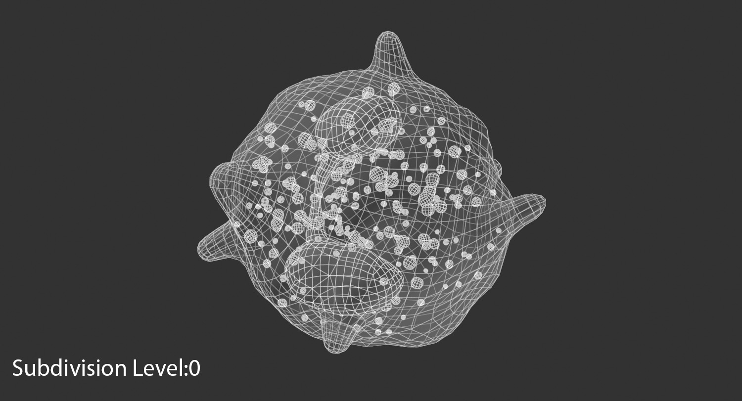 White blood cell eosinophil 3D model - TurboSquid 1326083