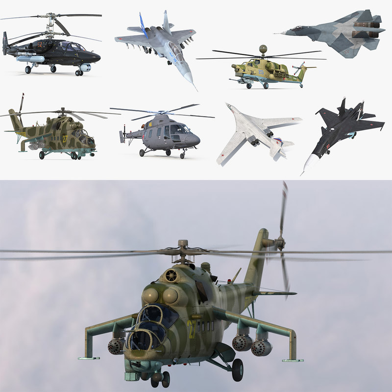 3D model russian military aircrafts mil - TurboSquid 1326087