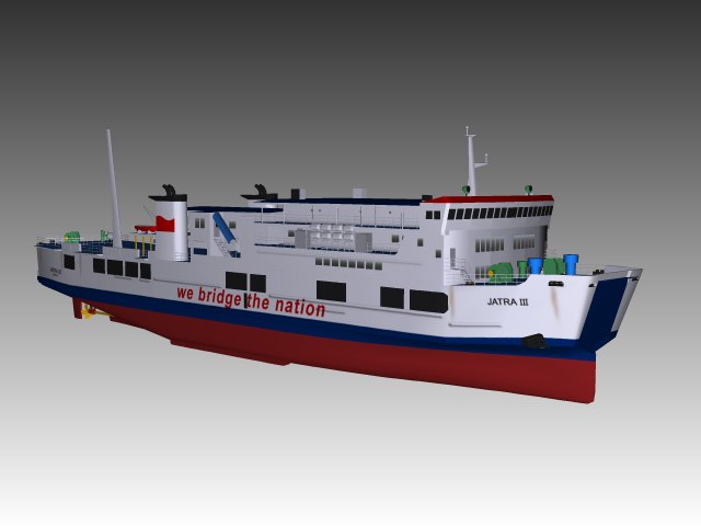 Ro-ro ferry 3D model - TurboSquid 1326176