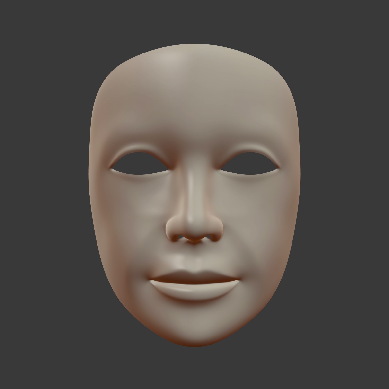 Máscara de Teatro com Expressões Neutras V2 Modelo 3D - TurboSquid 1326182