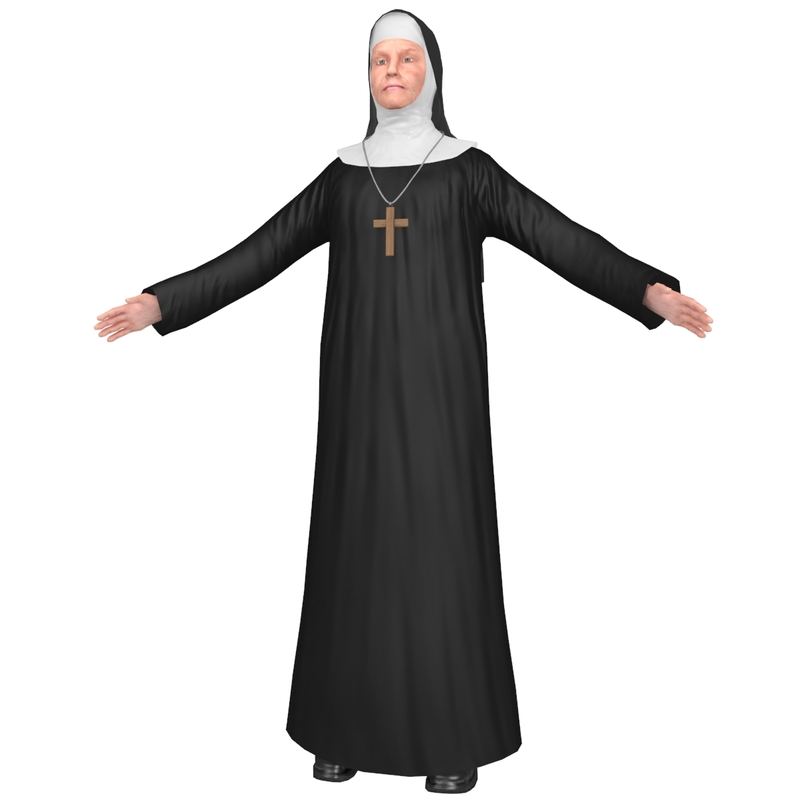 Nun 3D model - TurboSquid 1326436