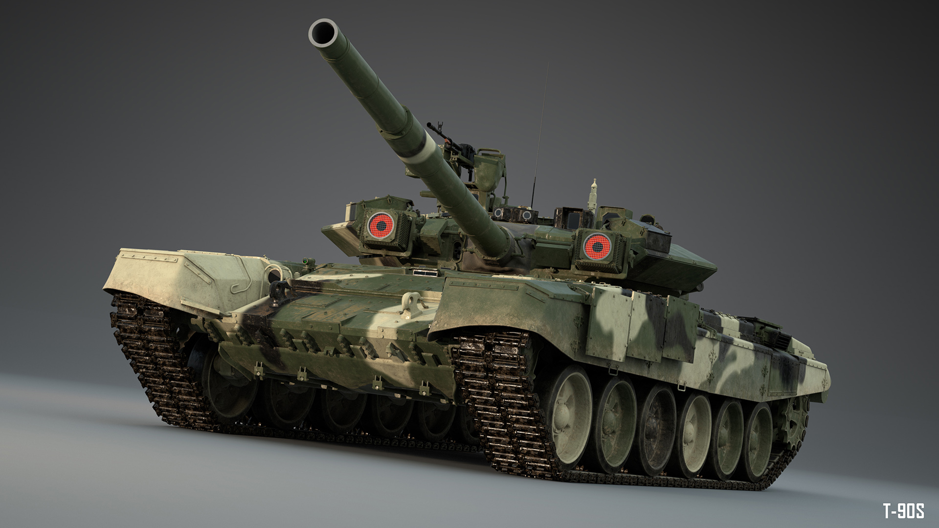 T90A - T90S 러시아 탱크 3D 모델 - TurboSquid 1326608