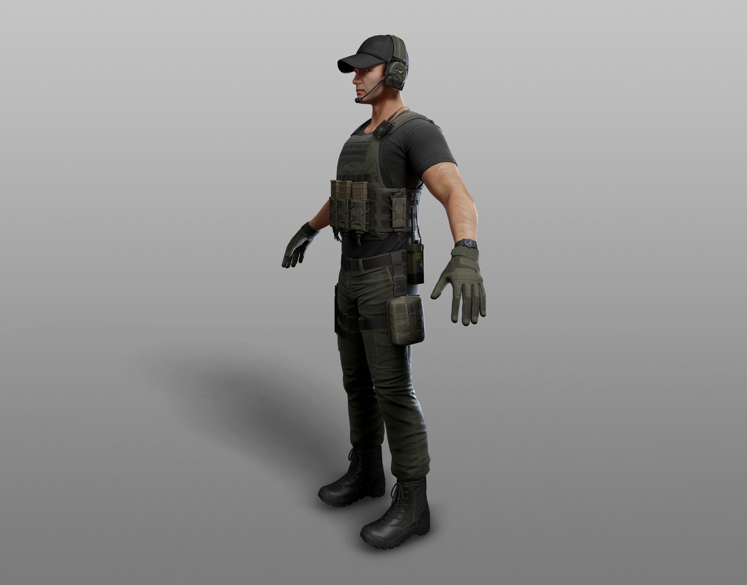 Army man 3D model - TurboSquid 1326640