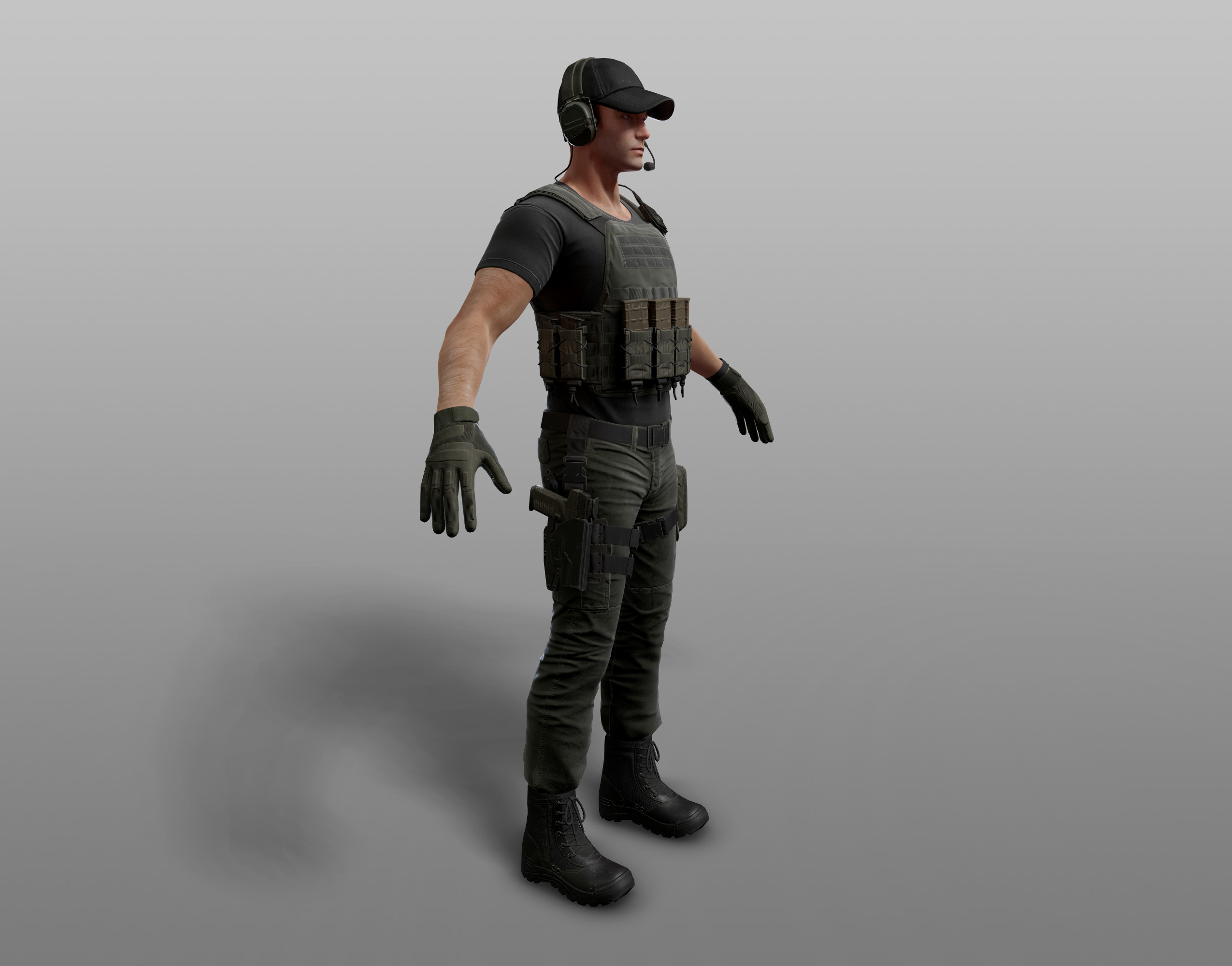 Army man 3D model - TurboSquid 1326640