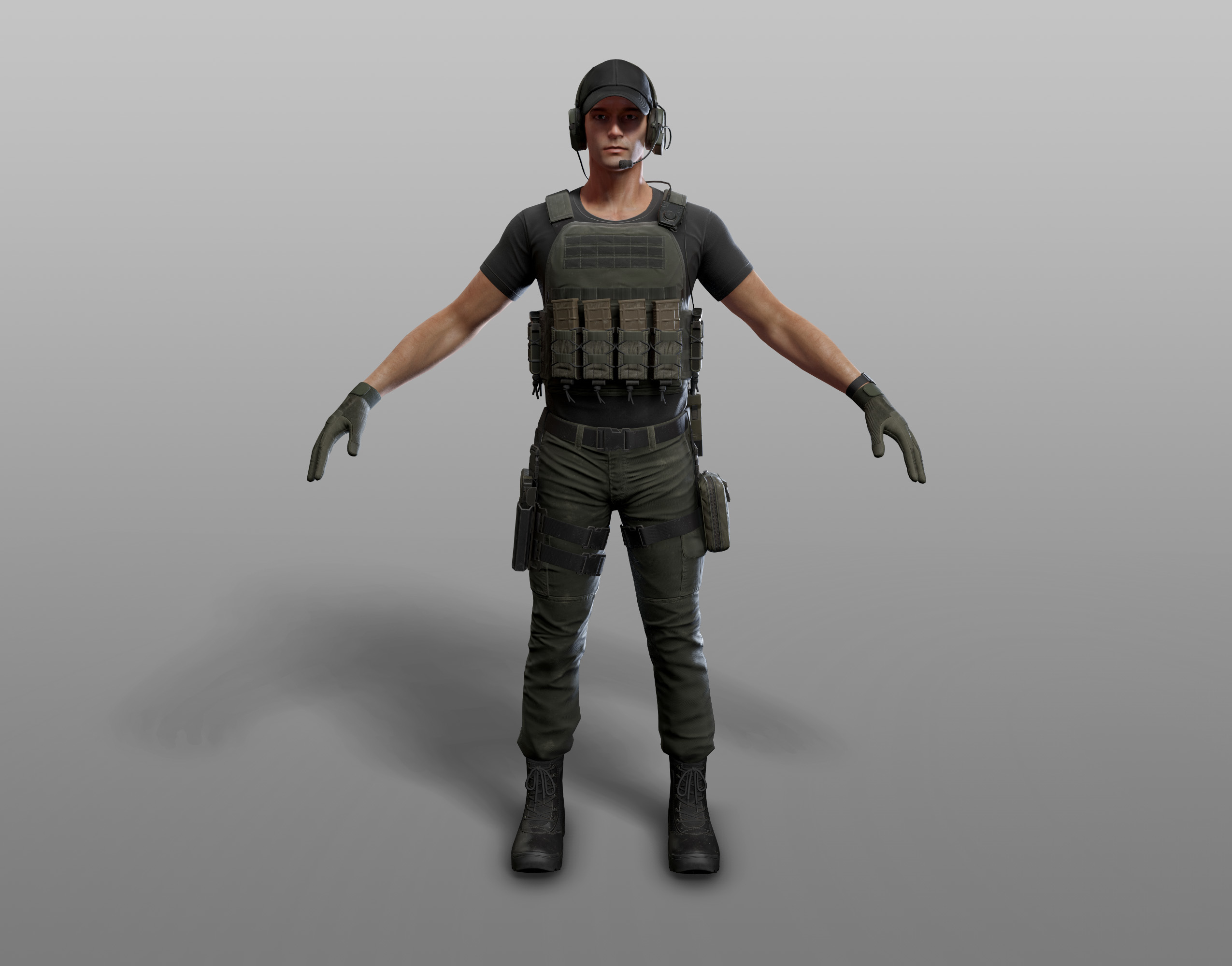 Army man 3D model - TurboSquid 1326640