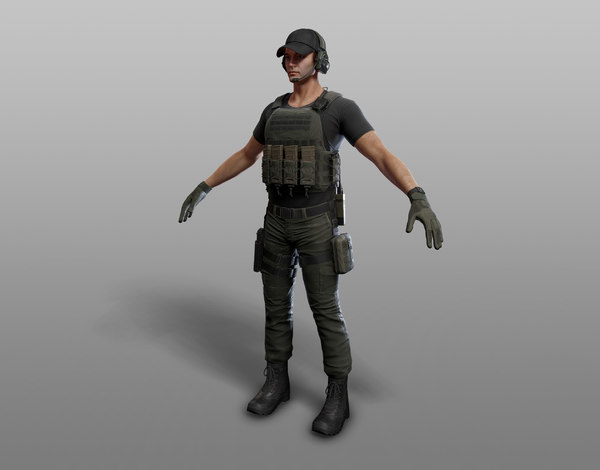 Army man 3D model - TurboSquid 1326640