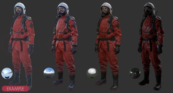 3D model hazmat worker level b - TurboSquid 1326965