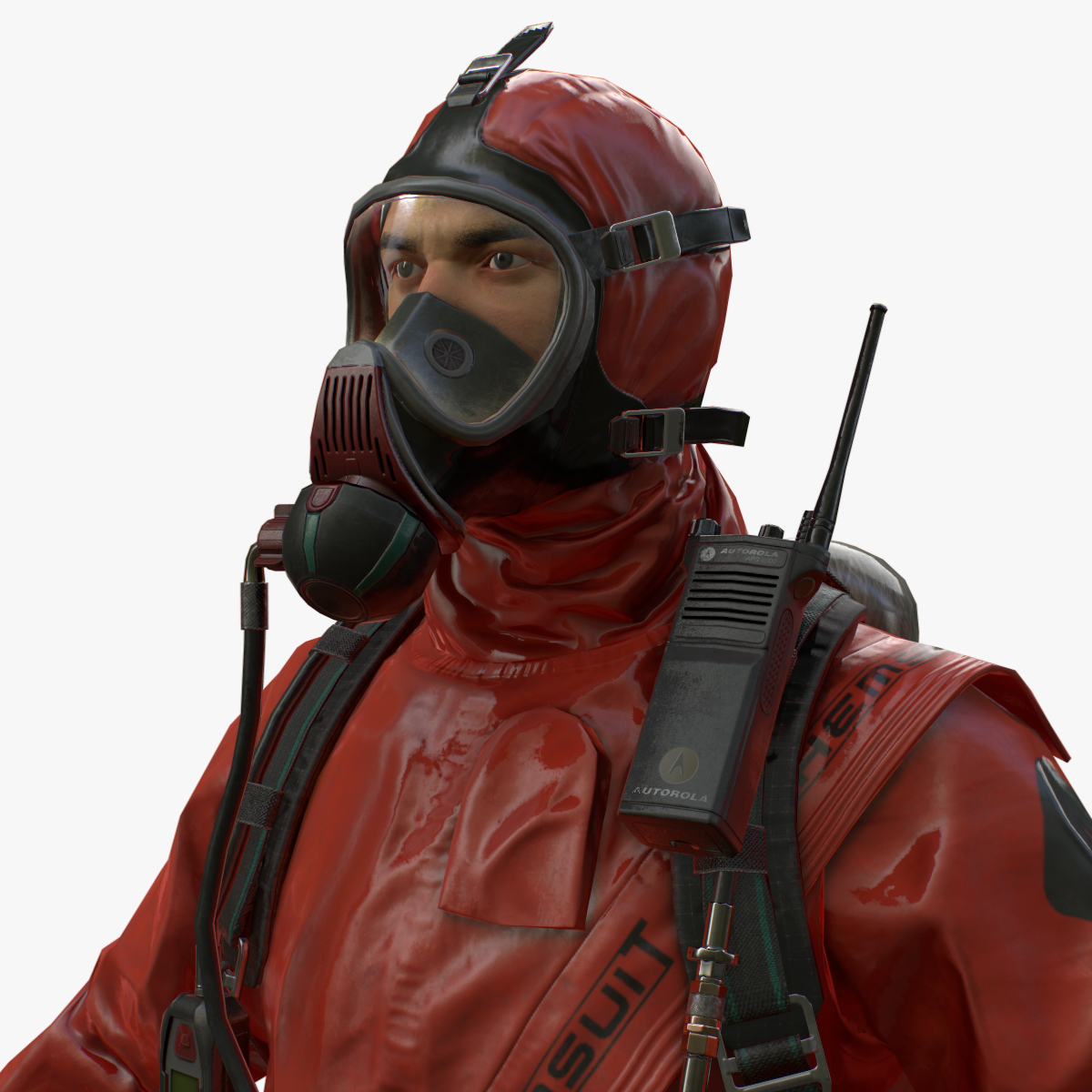 3D model hazmat worker level b - TurboSquid 1326965