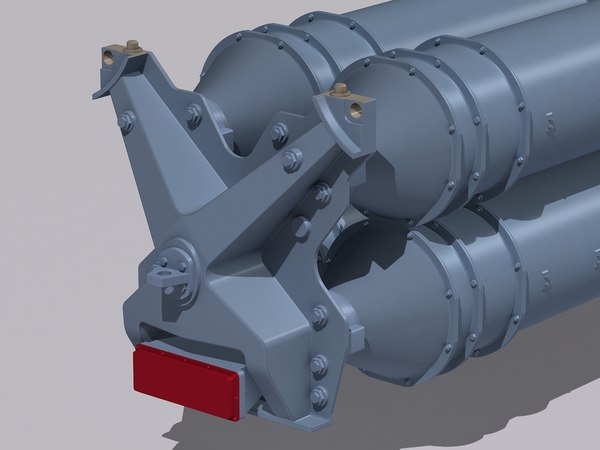 9m100 launcher cell 3D model - TurboSquid 1327040