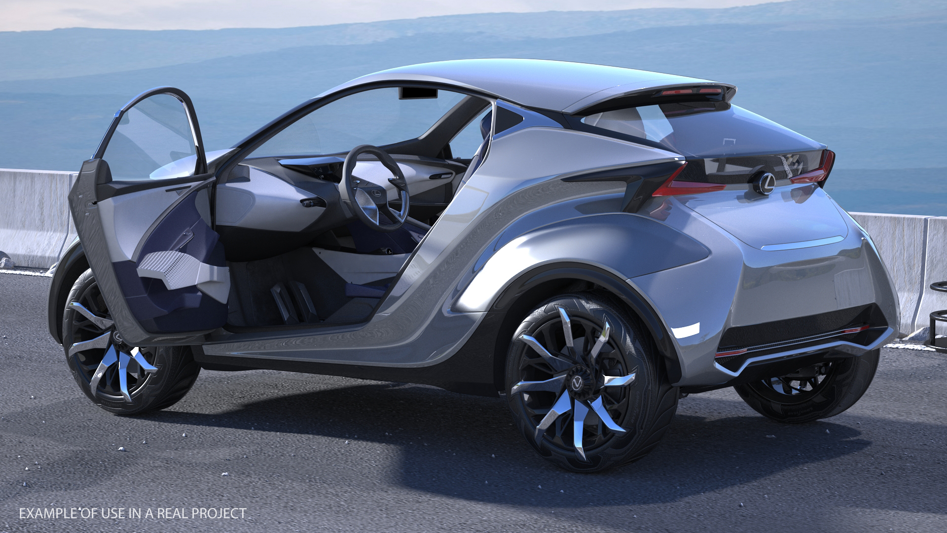 3D concept car lexus lf-sa - TurboSquid 1327097