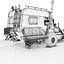 3D post apocalyptic caravan truck model - TurboSquid 1327152