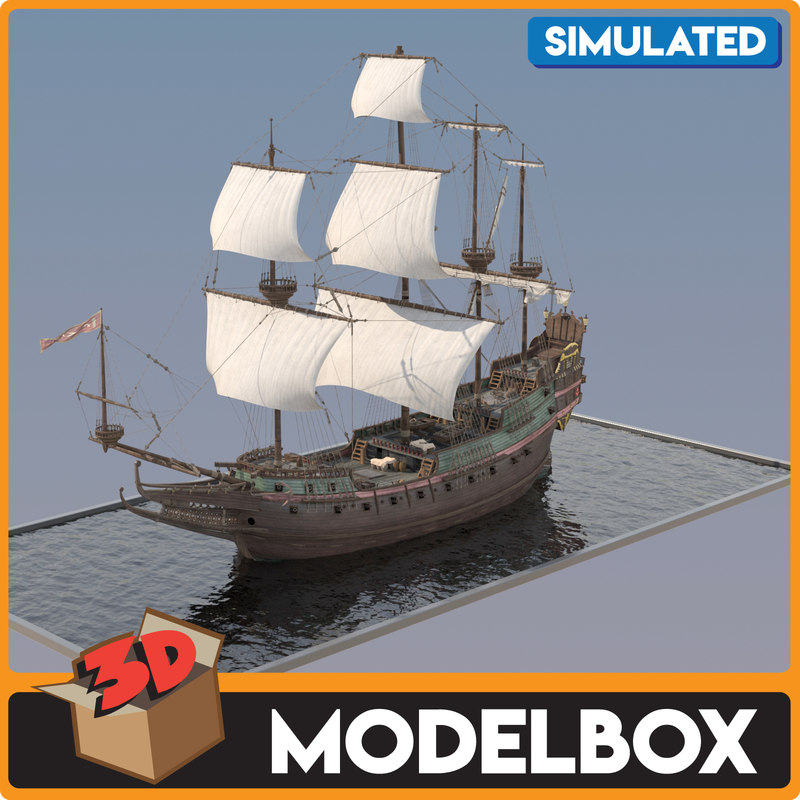 Ottoman galleon 3D model - TurboSquid 1327197