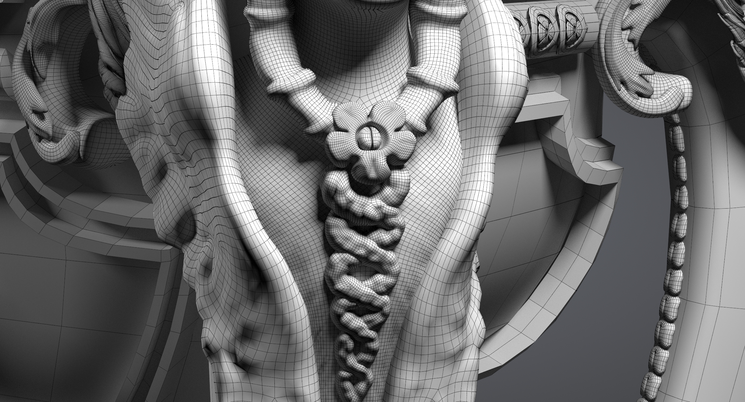 3D chest c boulle model - TurboSquid 1327314