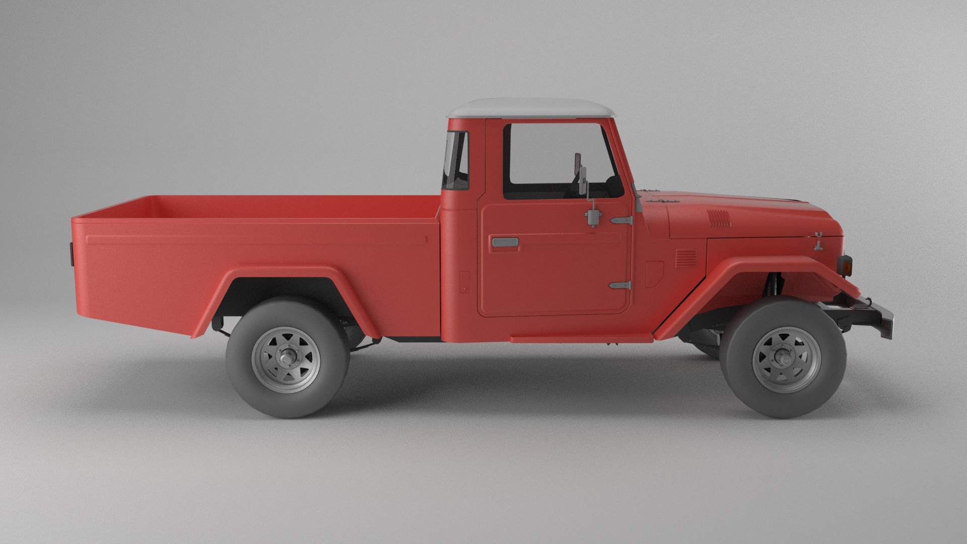 Toyota land cruiser fj47 3D model - TurboSquid 1327355