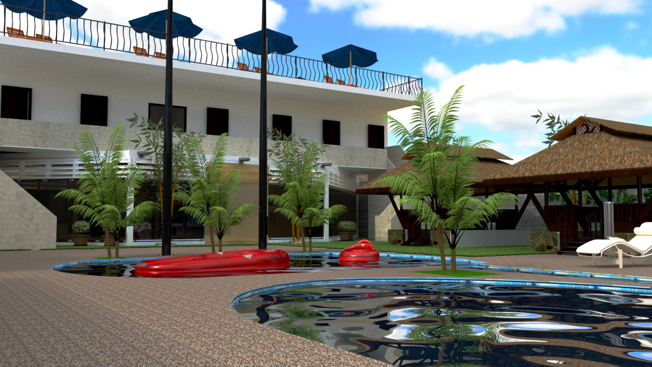 Resort 3D model - TurboSquid 1327366