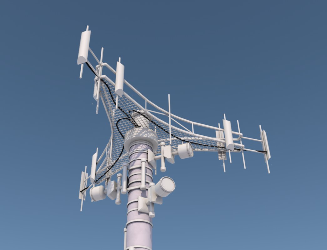 3D model cell tower - TurboSquid 1327412