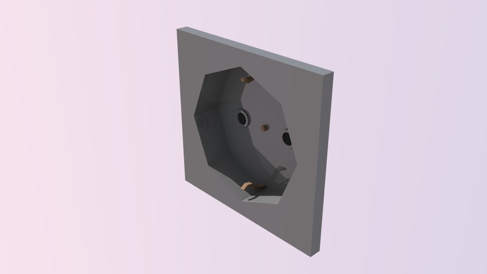 3D model power socket - TurboSquid 1327661