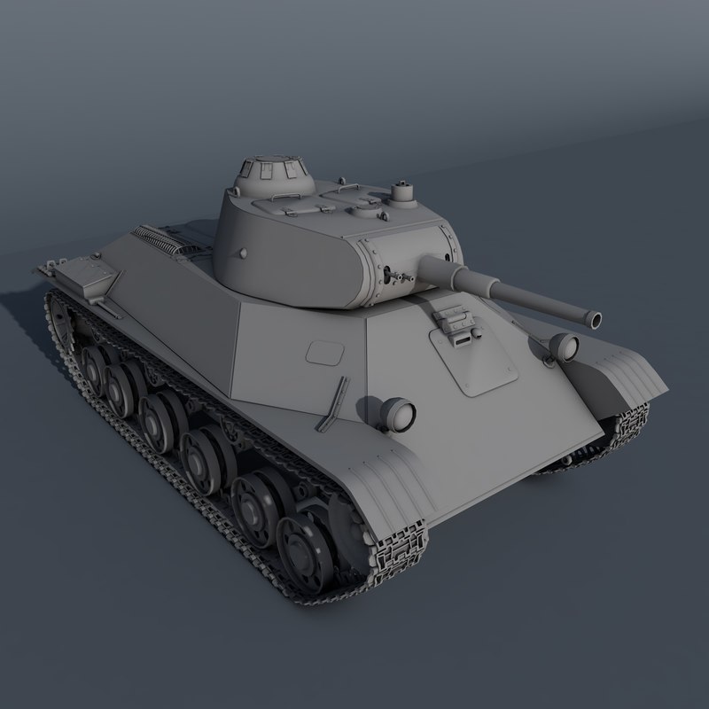 T-50 light tank soviet 3D model - TurboSquid 1327814