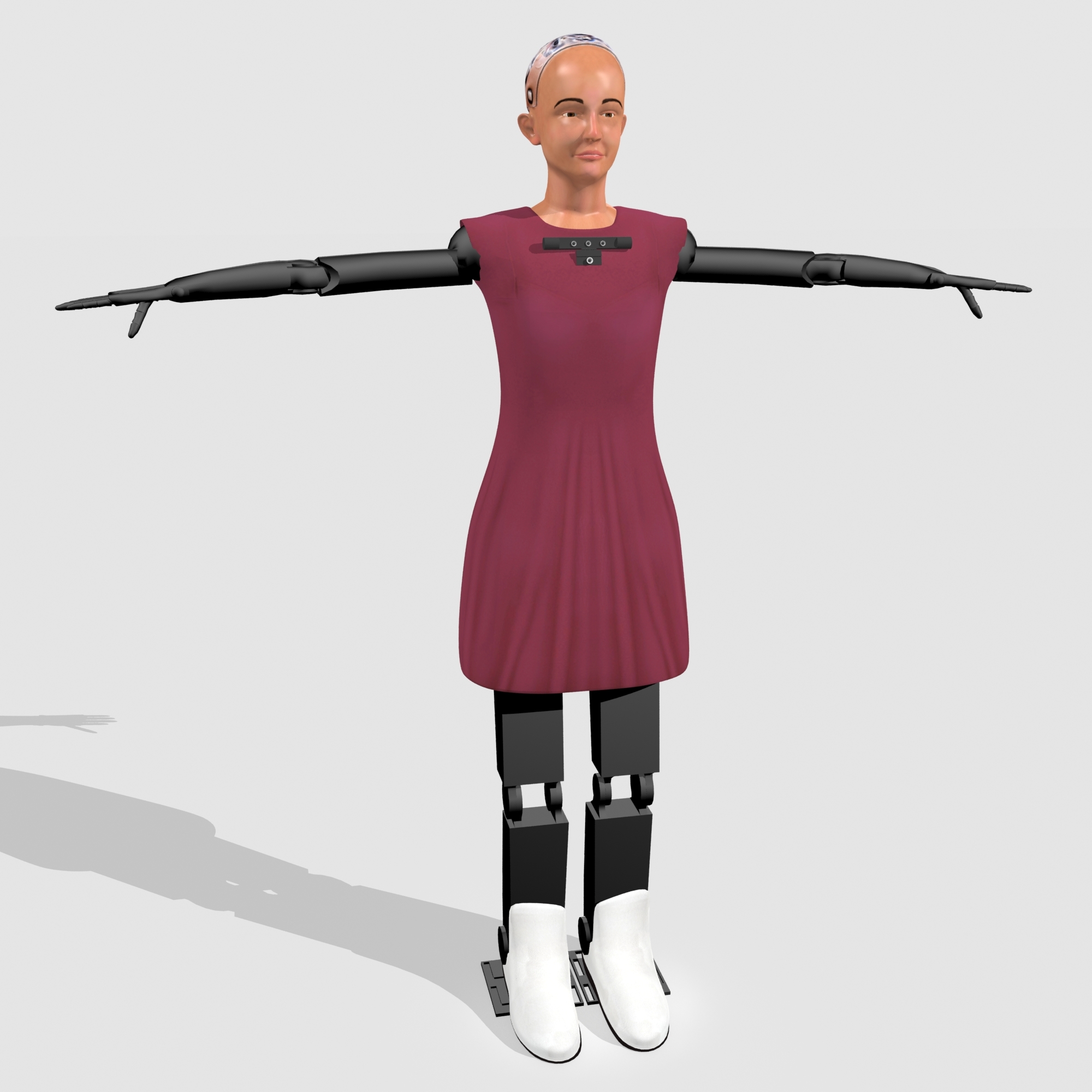 Sophia humanoid robot model - TurboSquid 1327816