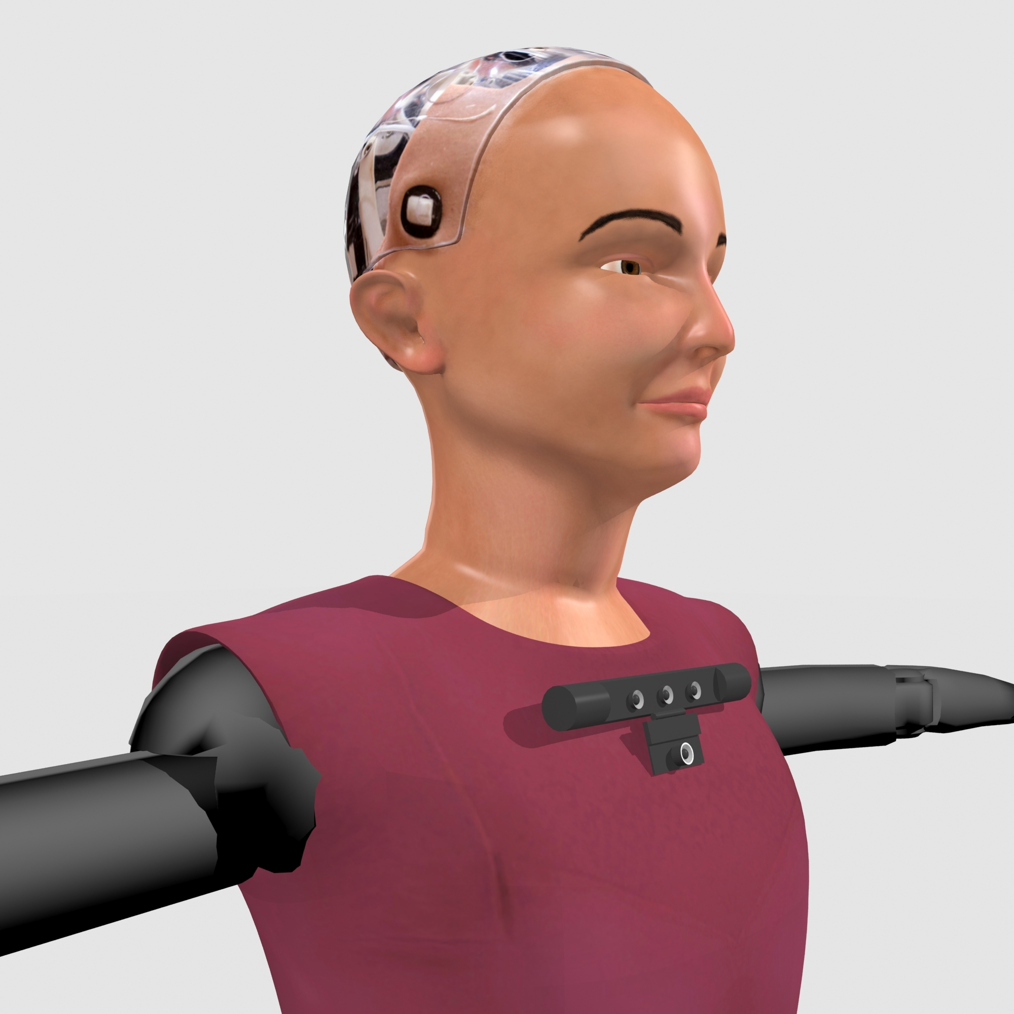 Sophia humanoid robot model - TurboSquid 1327816