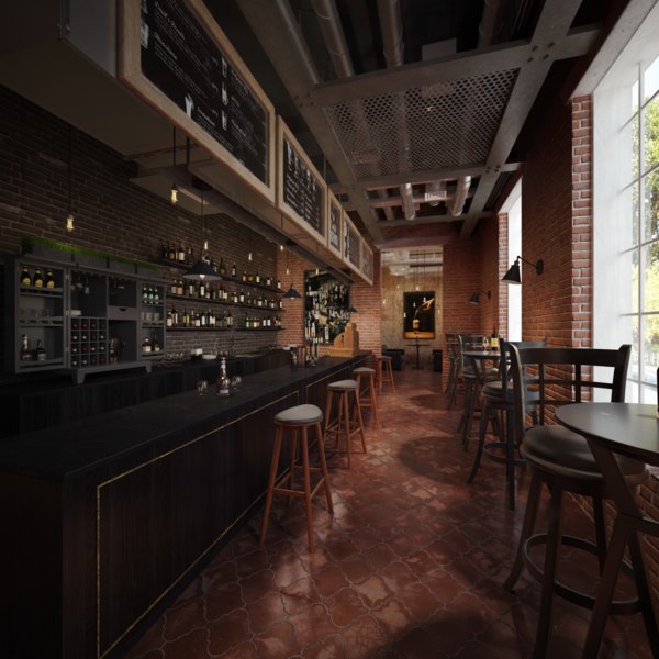 Restaurant Interior 3D Models for Download | TurboSquid