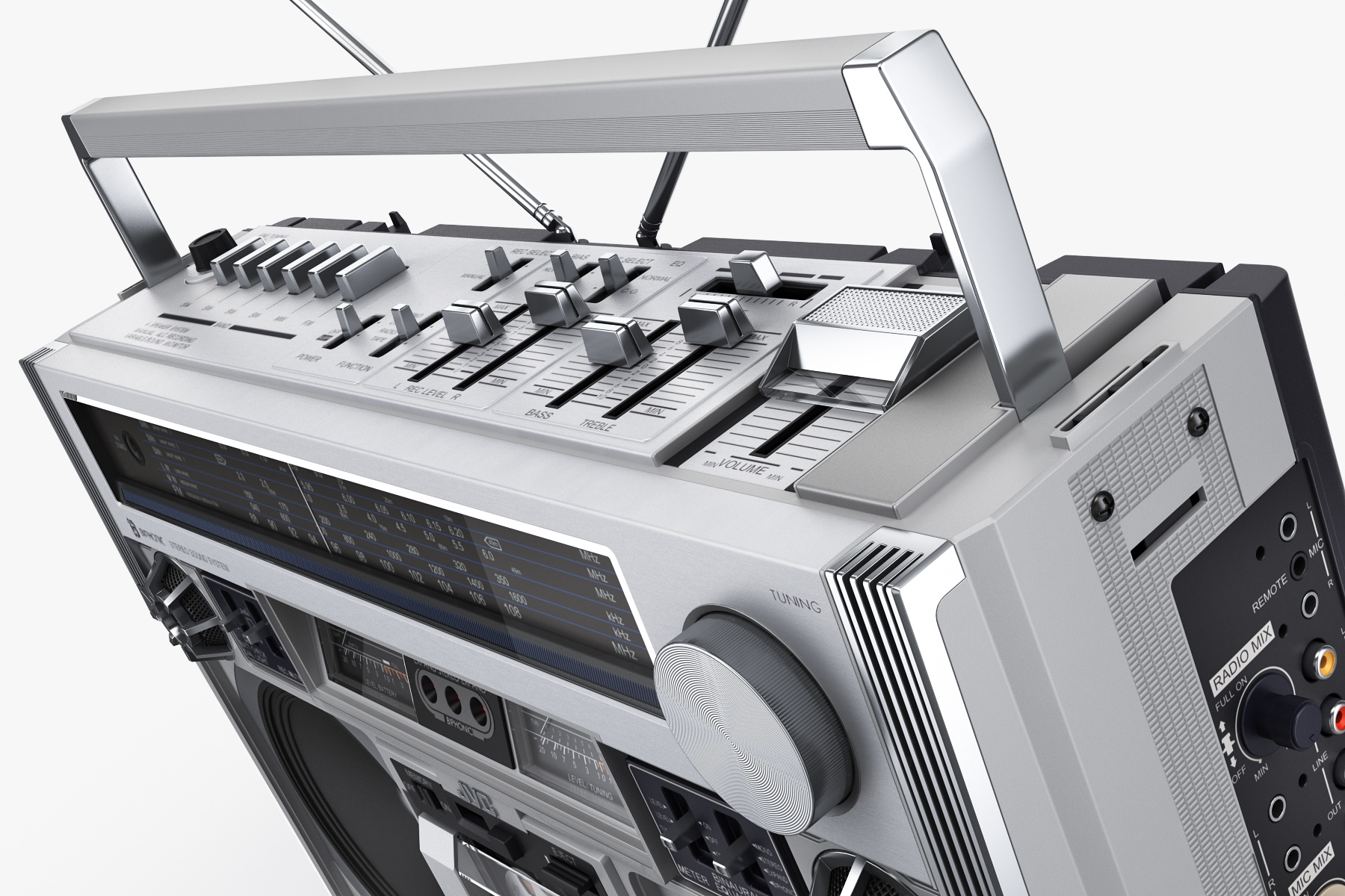 3D retro boombox jvc rc-838 - TurboSquid 1327897