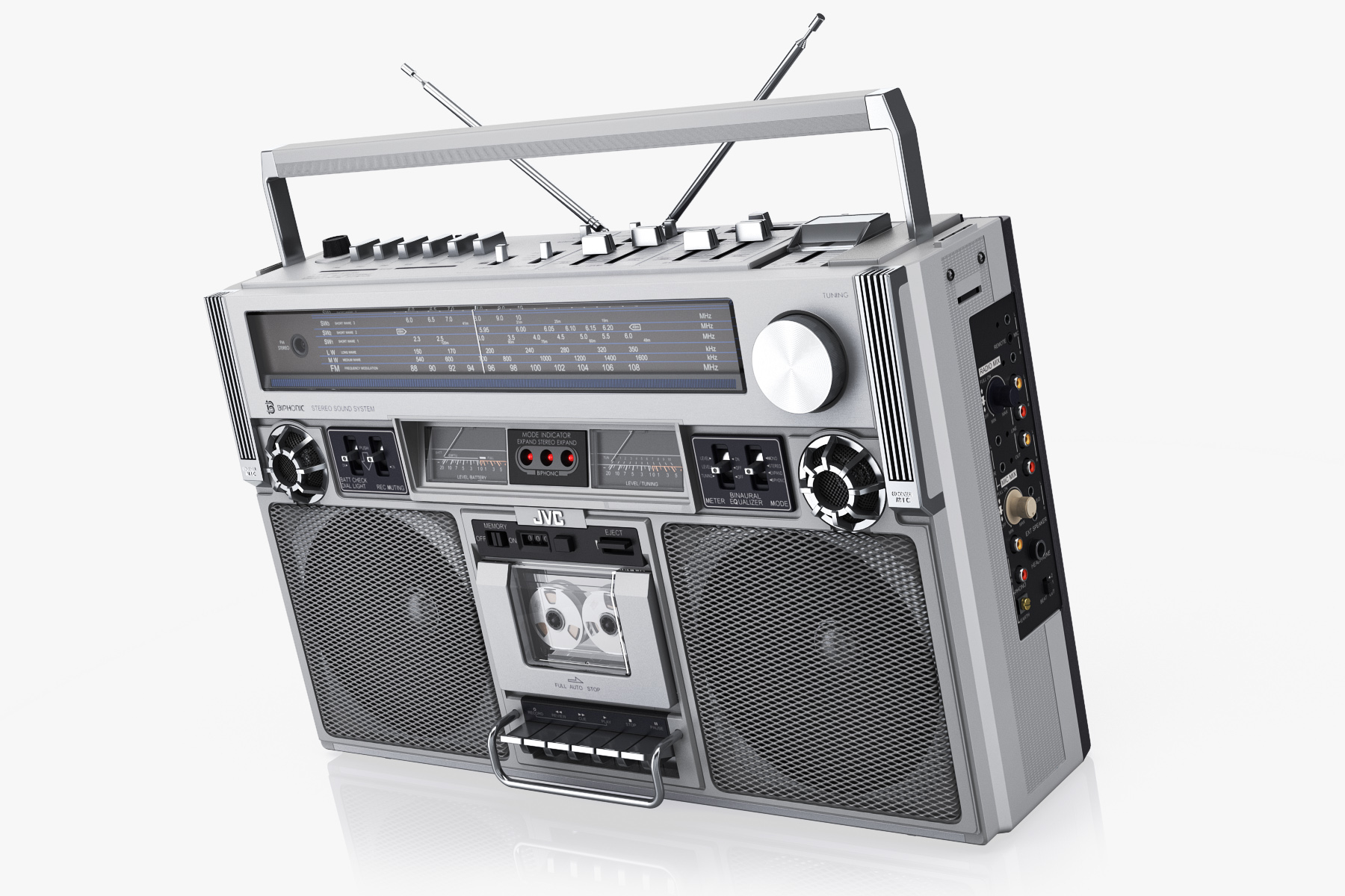 3D retro boombox jvc rc-838 - TurboSquid 1327897