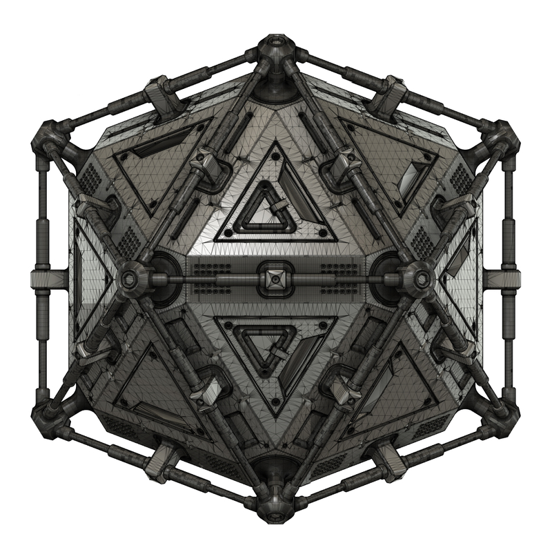 3D icosahedron - TurboSquid 1327930