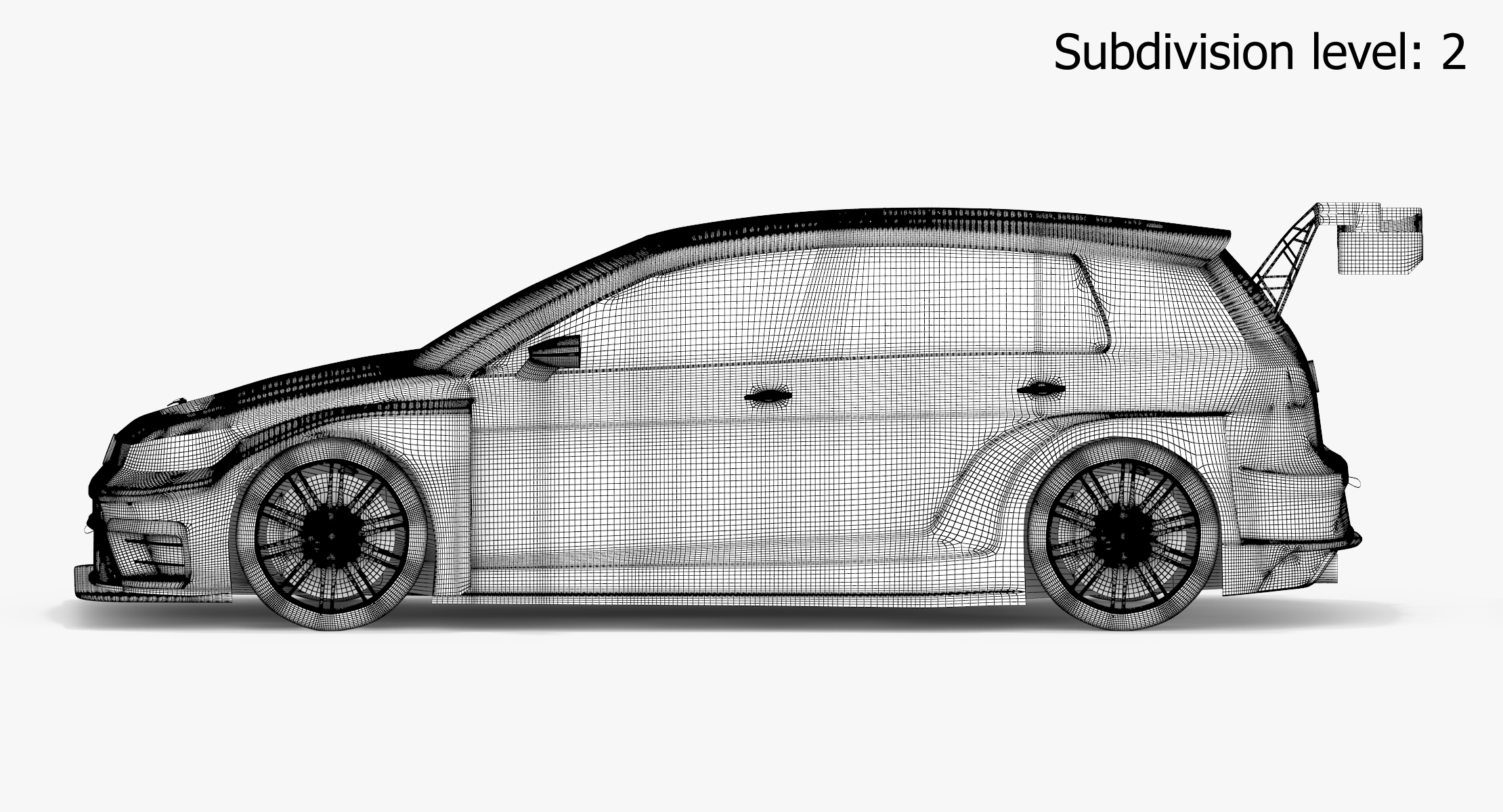3D volkswagen golf gti tcr - TurboSquid 1327955