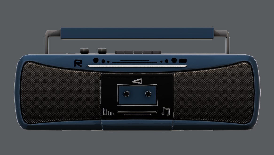 3D radio v01 - TurboSquid 1328045