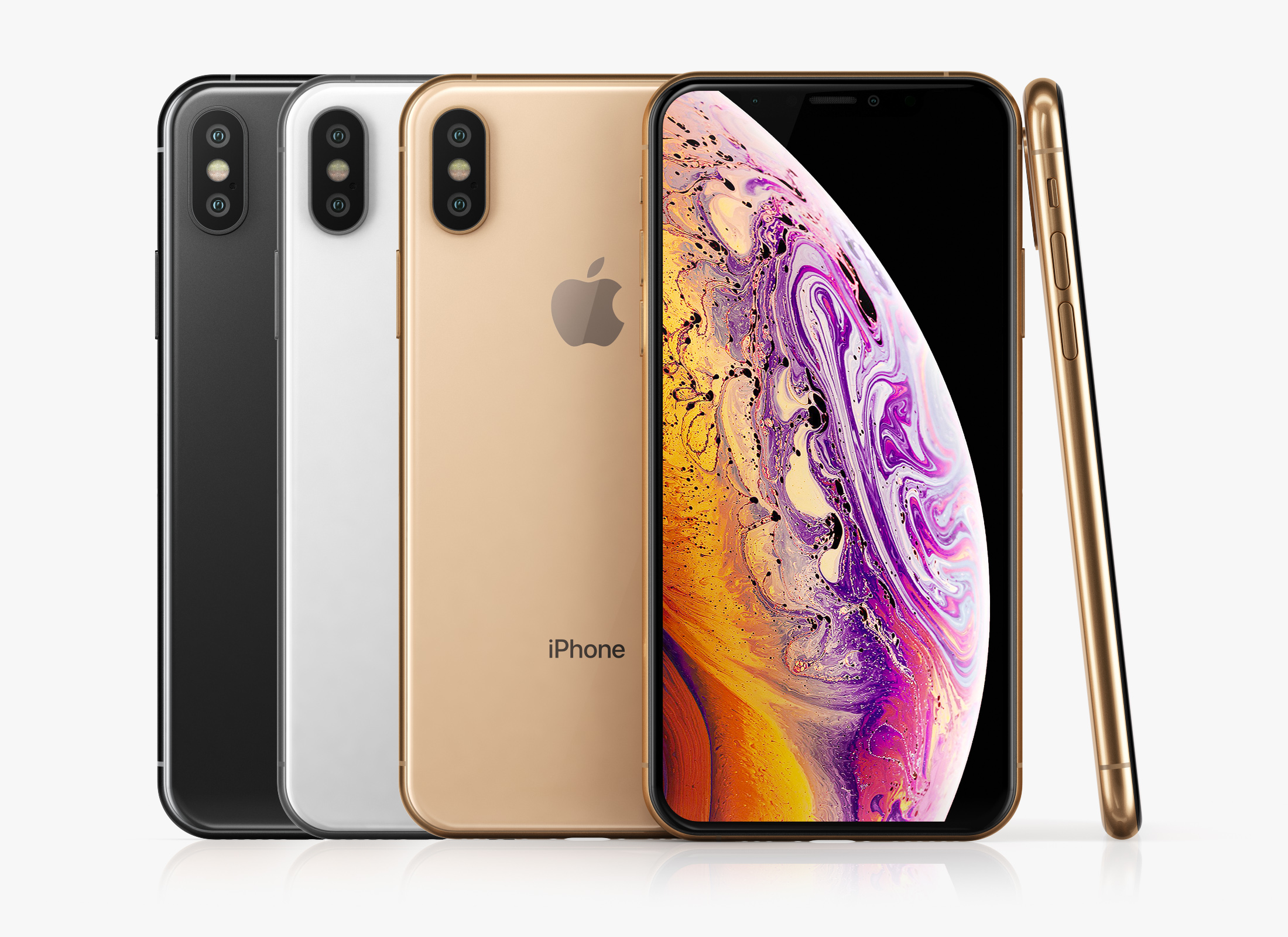 3D model apple iphone xs color - TurboSquid 1328070