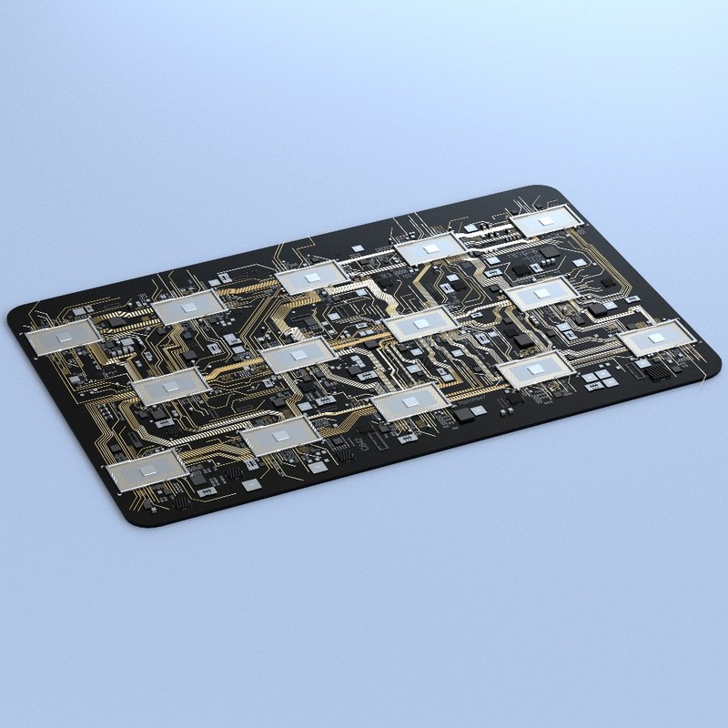 Circuit Design 3d Model Turbosquid 1328153