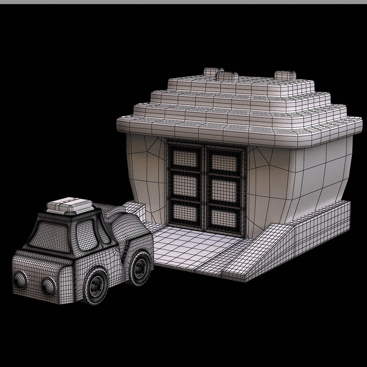 Car garage 3D model - TurboSquid 1328244