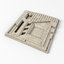 3D freeman house tile frank - TurboSquid 1328488